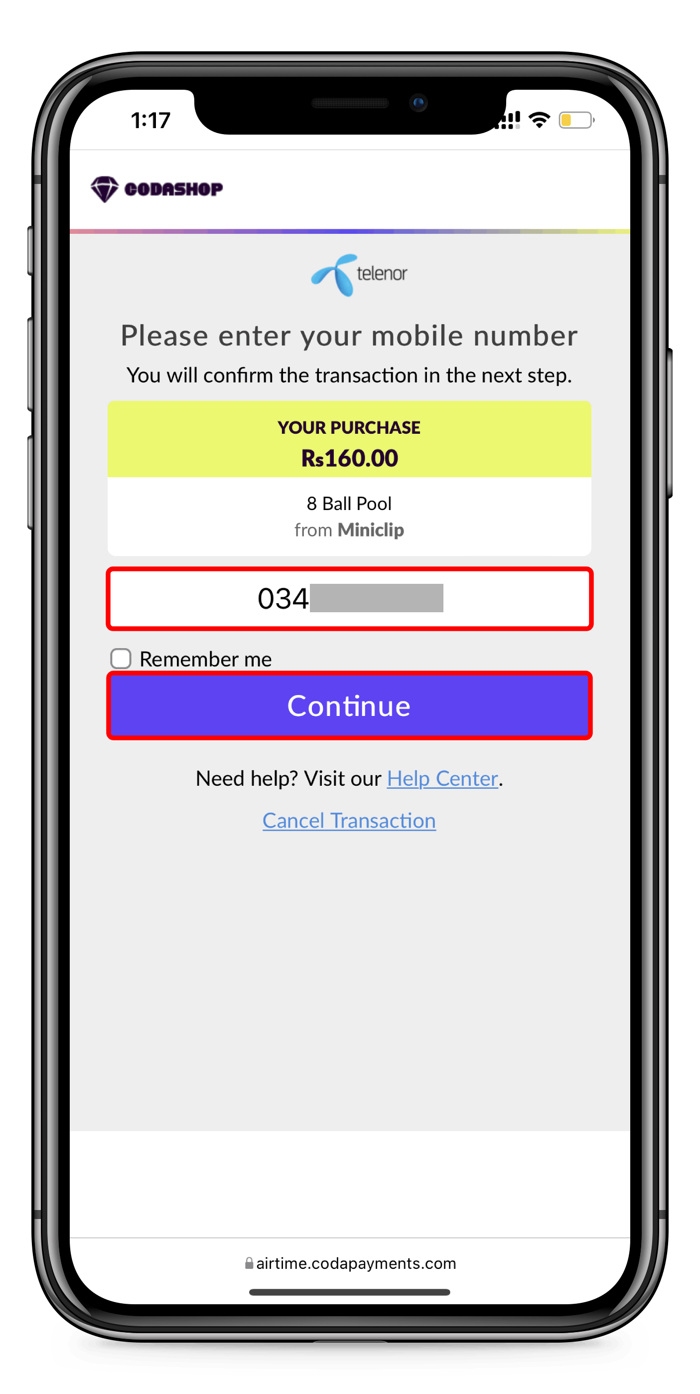How to Make A Payment With Telenor – Codashop Pakistan
